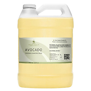 Avocado Oil - Pure, Refined, Filtered, Non-GMO, Vegan, Fair Trade, Unscented, Bulk Carrier - 32 OZ
