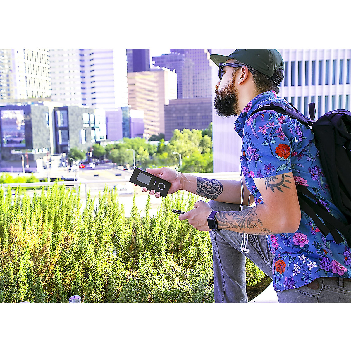 TravelWifi Sapphire 5G Mobile Hotspot, Portable WiFi Hotspot for Travel, CloudSIM Technology, Large Touch Screen, Network Congestion Monitoring, Preloaded 5GB Free Global Data, Optional Sim Card Slot