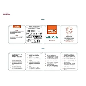 Wild Republic Wild Calls Bison Plush, Stuffed Animal, Plush Toy, Kids Gifts, 7.5"