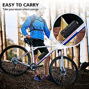 LENRUE Bluetooth Speaker, Portable Wireless Speaker, Waterproof Outdoor Speakers with Light,HiFi Stereo Sound, 24H Playtime,Gift for Men and Woman to Beach,Pool, Bike, Shower