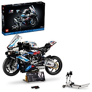 LEGO Technic BMW M 1000 RR 42130 Motorcycle Model Kit for Adults, Build and Display Motorcycle Set with Authentic Features, Motorcycle Gift Idea