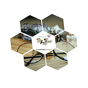 Big Mo's Toys Wizard Glasses - Round Wire Costume Glasses Accessories for Dress Up - 1 Pair