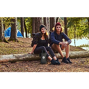 Collapsible Water Bottle for Traveling, Hiking 64 oz Gen 2.0 - Motivational Water Bottle with Time Markings - Half Gallon / 2 L Capacity - BPA Free & Dishwasher Safe (Fruity Pink)