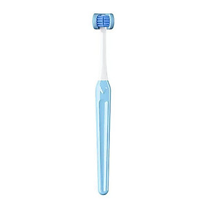 Cat Teeth Care Products Pet Toothbrush Dental Cleaning Kit for Cats Dogs Ultra-soft Bristles Oral Tool to Prevent Plaque Tartar Blue