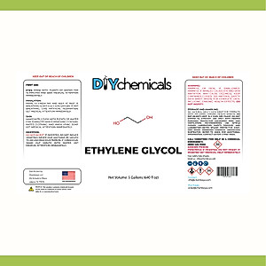 DIYChemicals Ethylene Glycol – Concentrate, Technical Grade for Industrial, Solvents