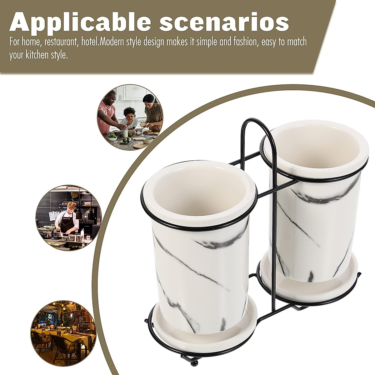 Zerodeko 1 Set nordic holder Binoculars iron Chopsticks Storage Box chopstick rest Japanese-style tableware Flatware Storage Cage practical chopsticks cage chopsticks cage