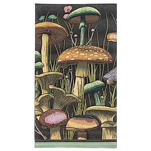 Karma, 20-Count 3-Ply Dinner Size Paper Napkins, Decorative Guest Paper Napkins for Party Picnic, Dinner, Baby Shower, Bridal Shower, Mushroom