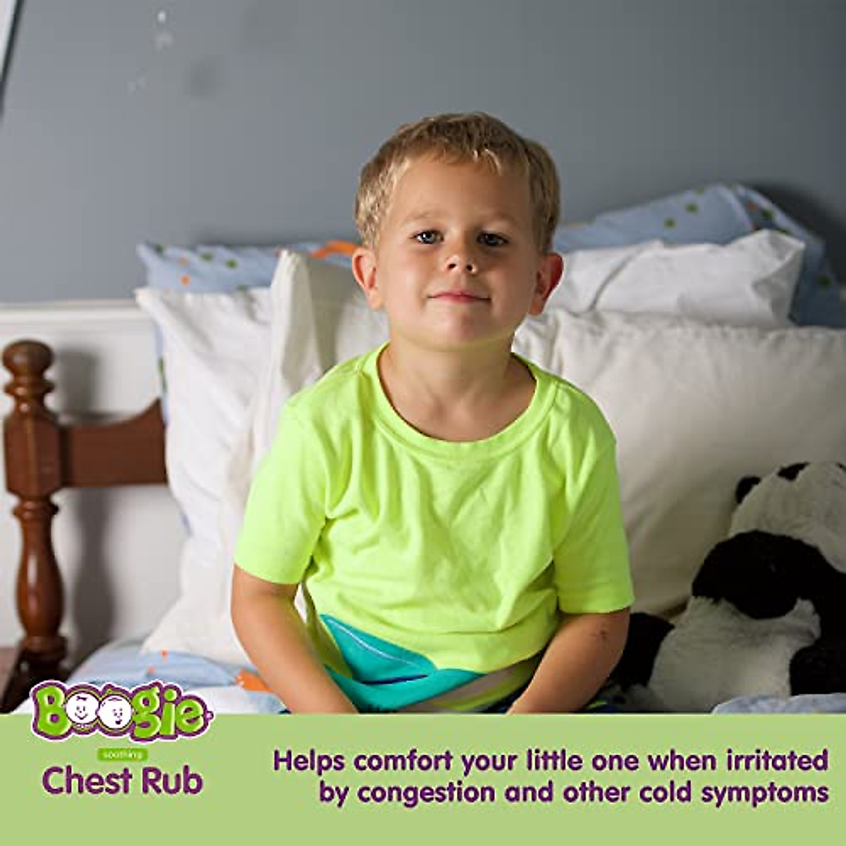 Chest Rub Stick by the Makers of Boogie Wipes, Soothing Eucalyptus and Lavender, 0.49oz, Pack of 1