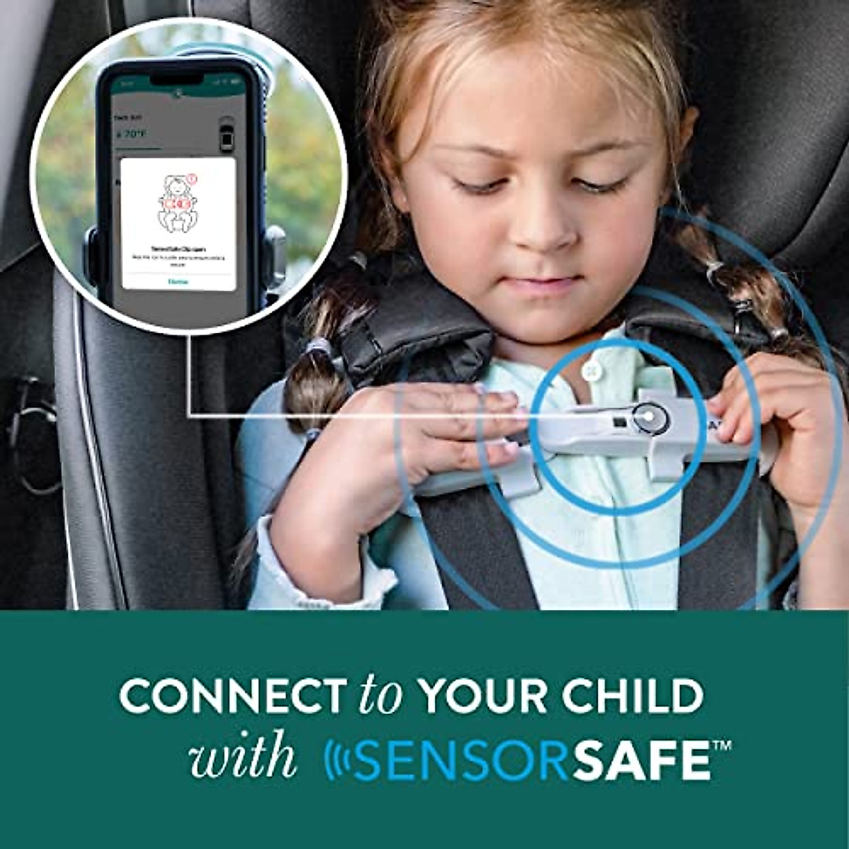 Evenflo Gold Revolve360 Extend All-in-One Rotational Car Seat with Green & Gentle Fabric (Emerald Green)