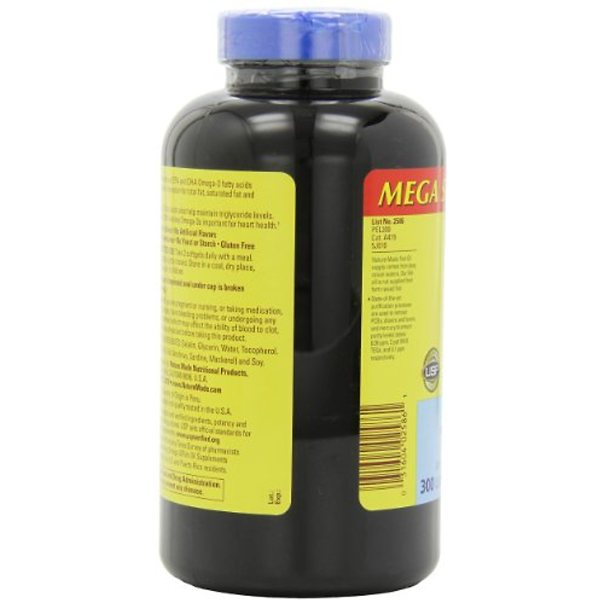 Nature Made 1200mg of Fish Oil, 2400 per Serving, 360mg of Omega-3, 300 Softgels, 300 Count (Pack of 1)