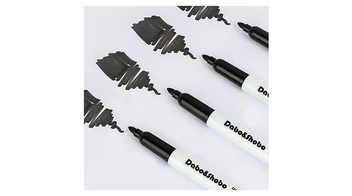 Dabo Shobo Bulk Dry Erase Markers - Low Odor & Fine Tip, 80 Pack