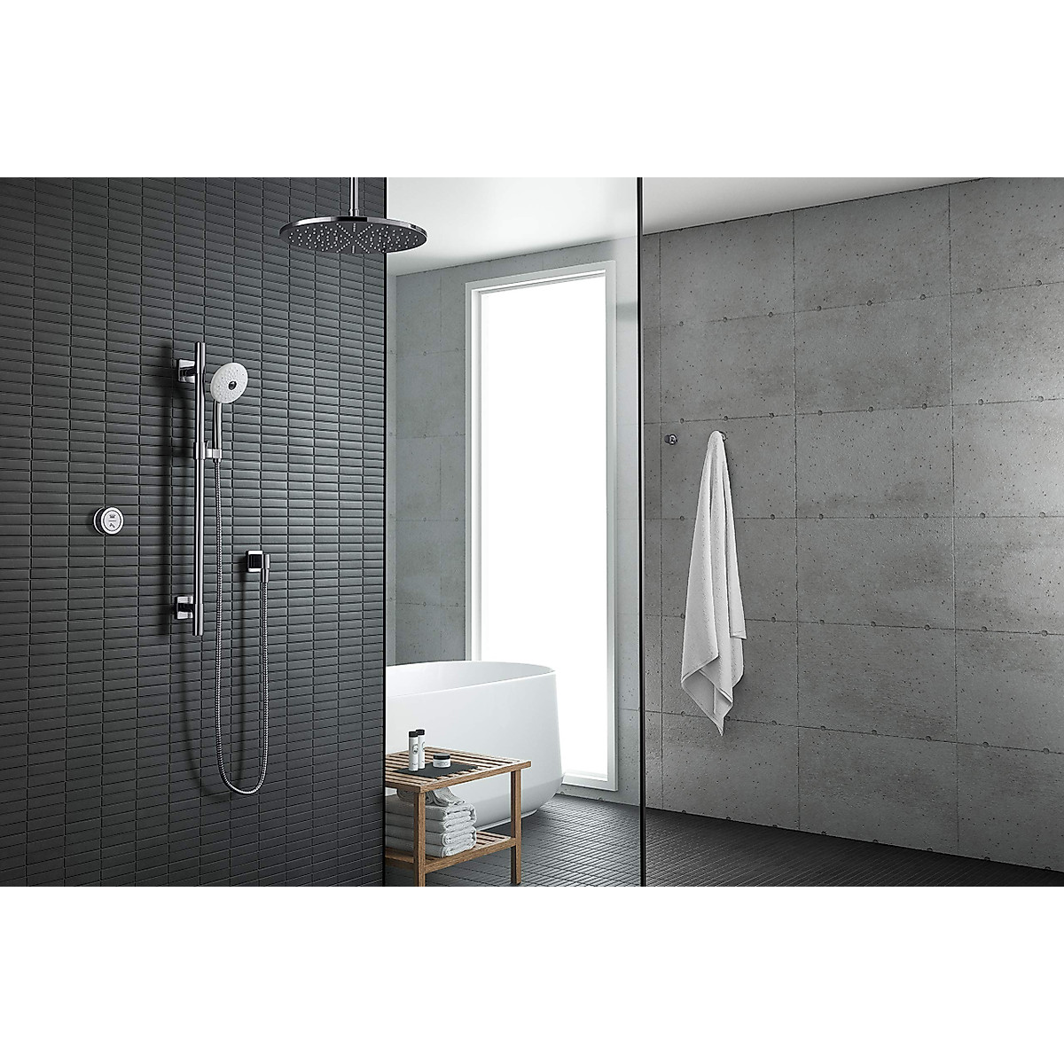 Kohler 29202-CP DTV Mode™ Dual-outlet shower digital interface