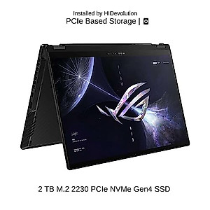 HIDevolution ASUS ROG Flow X13 GV302XI 13.4" WQXGA 165Hz, 4.0 GHz Ryzen 9 7940HS, RTX 4070, 32 GB LPDDR5 RAM, 2 TB PCIe SSD, Windows 11 Home