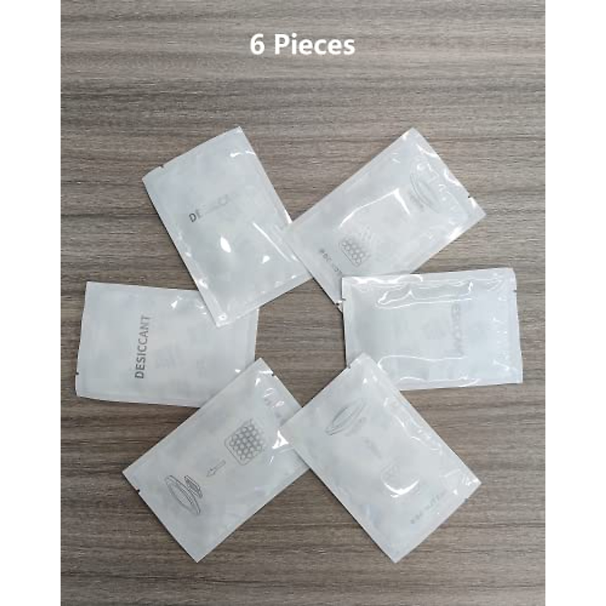 Espelho Pet Food Desiccant Bag, 6 Pieces Replaced Desiccant for Smart Pet Feeders, Keep Cat Food & Dog Food Dry and Fresh