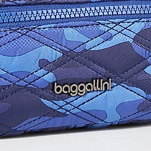 Baggallini Womens Mini, Blue Camo, One Size US