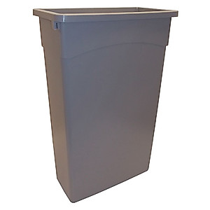Tough Guy 4PGU8 Rectangular Container, 23 G, Gray