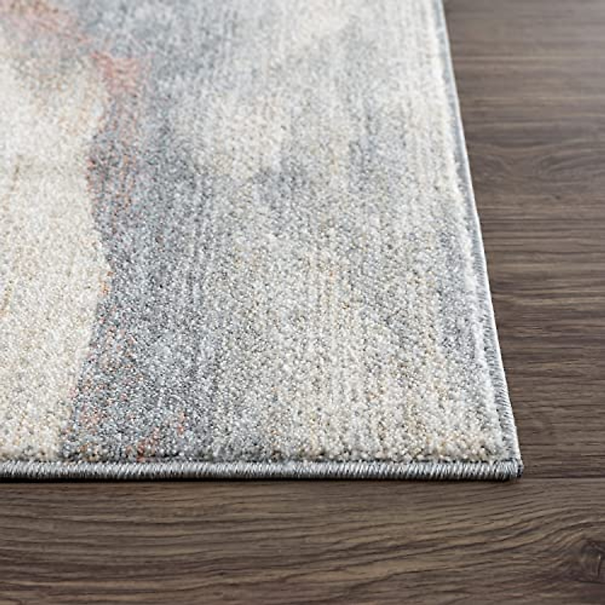 Abani 5' x 8' (5'3"x7'6") Contemporary Rugs Multicolor Swirl Area Rug - Modern No-Shed Premium Dining Room Rug