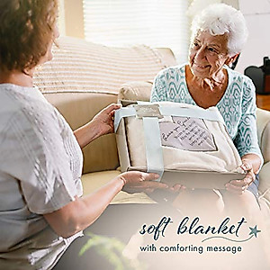 Pavilion Gift Company 19503 Comfort Blanket - Love You Grandma Thick Warm 320 GSM Royal Plush Throw Blanket