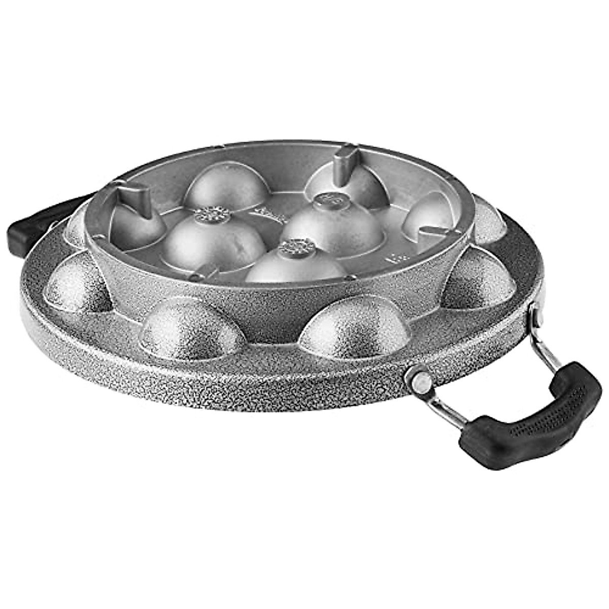 Prestige Manttra Paniyarakkal, Paniyaram Aebleskiver maker, 11-pits, Black