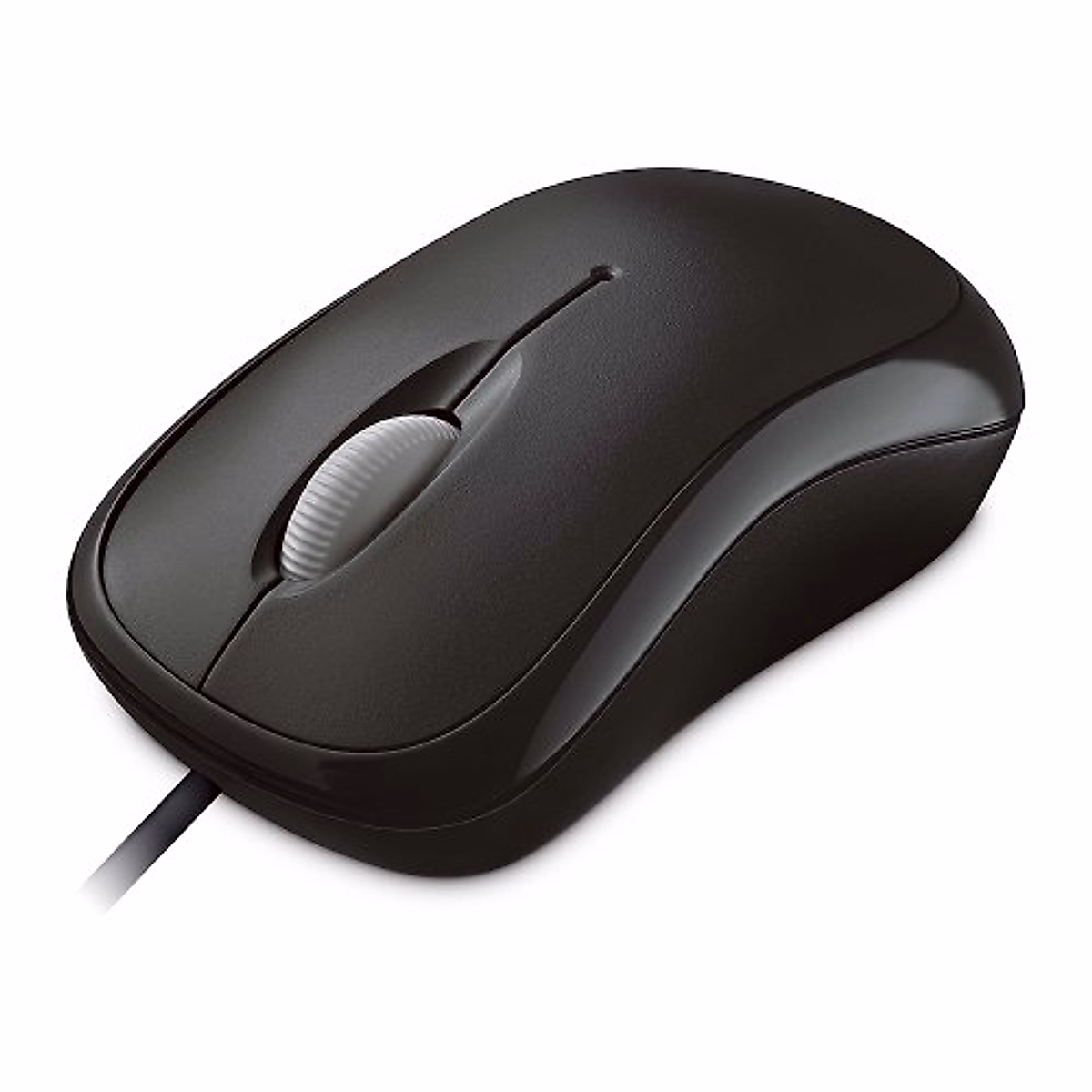 Microsoft Basic Optical Mouse for Business - Black. Comfortable, Wired, USB mouse for PC/Laptop/Desktop, with fast scroll wheel, works with Mac/Windows Computers