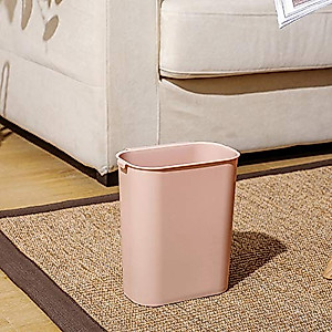 Trash Can Home Kitchen Slide Cover Hanging Trash Rubbish Garbage Can Waste Paper Basket