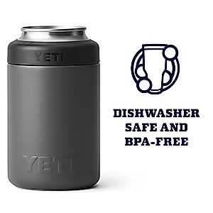 YETI Rambler 12 oz. Colster Can Insulator for Standard Size Cans, Charcoal (NO CAN INSERT)