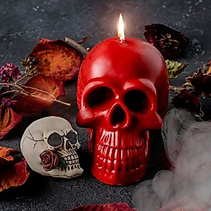 Skull Mold, Funstorm 3D Skull Silicone Molds for Resin, with Exact Detail, Upgraded Skull Epoxy Resin Molds for Candle Making, Resin Casting Art Crafts Home Decor, Outdoor, Holiday Decor