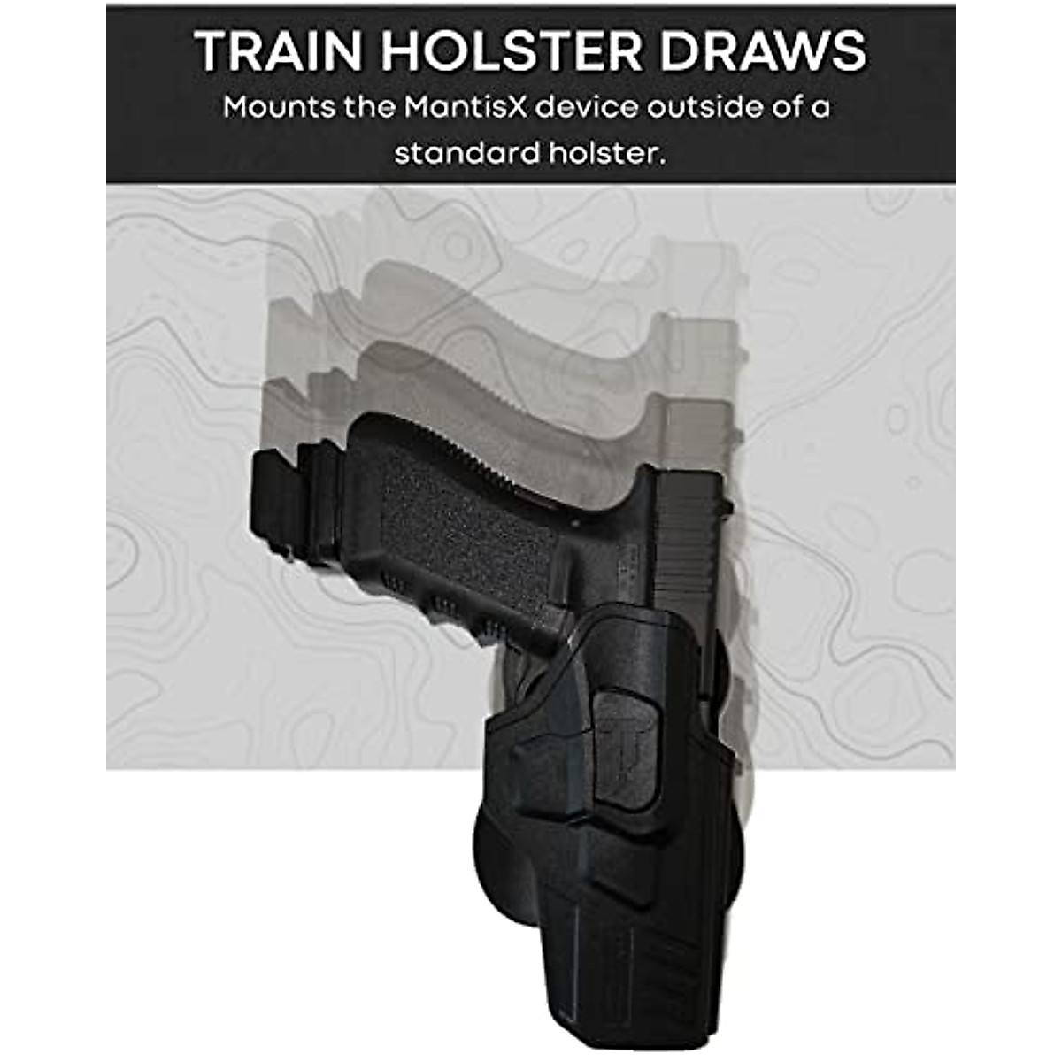 MagMount - Rail Mount Base Plate for Glock and Mantis X2, X3 and X10 | Fits Glock 17 19 22 23 26 | Magazine Base Plate Replacement (Black)