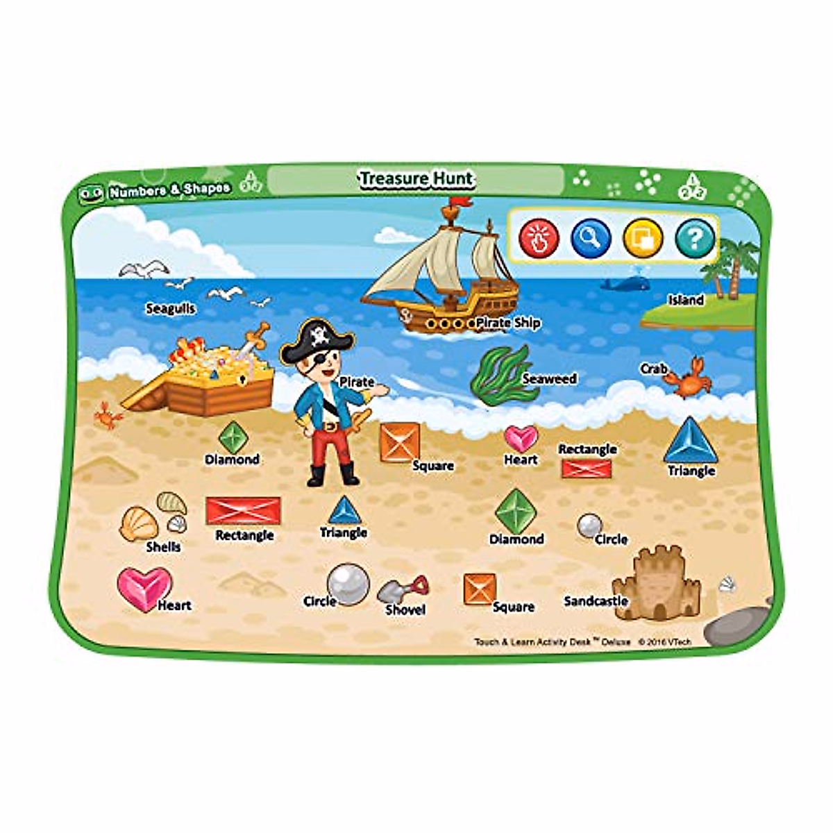 VTech Touch and Learn Activity Desk Deluxe Expansion Pack - Numbers and Shapes