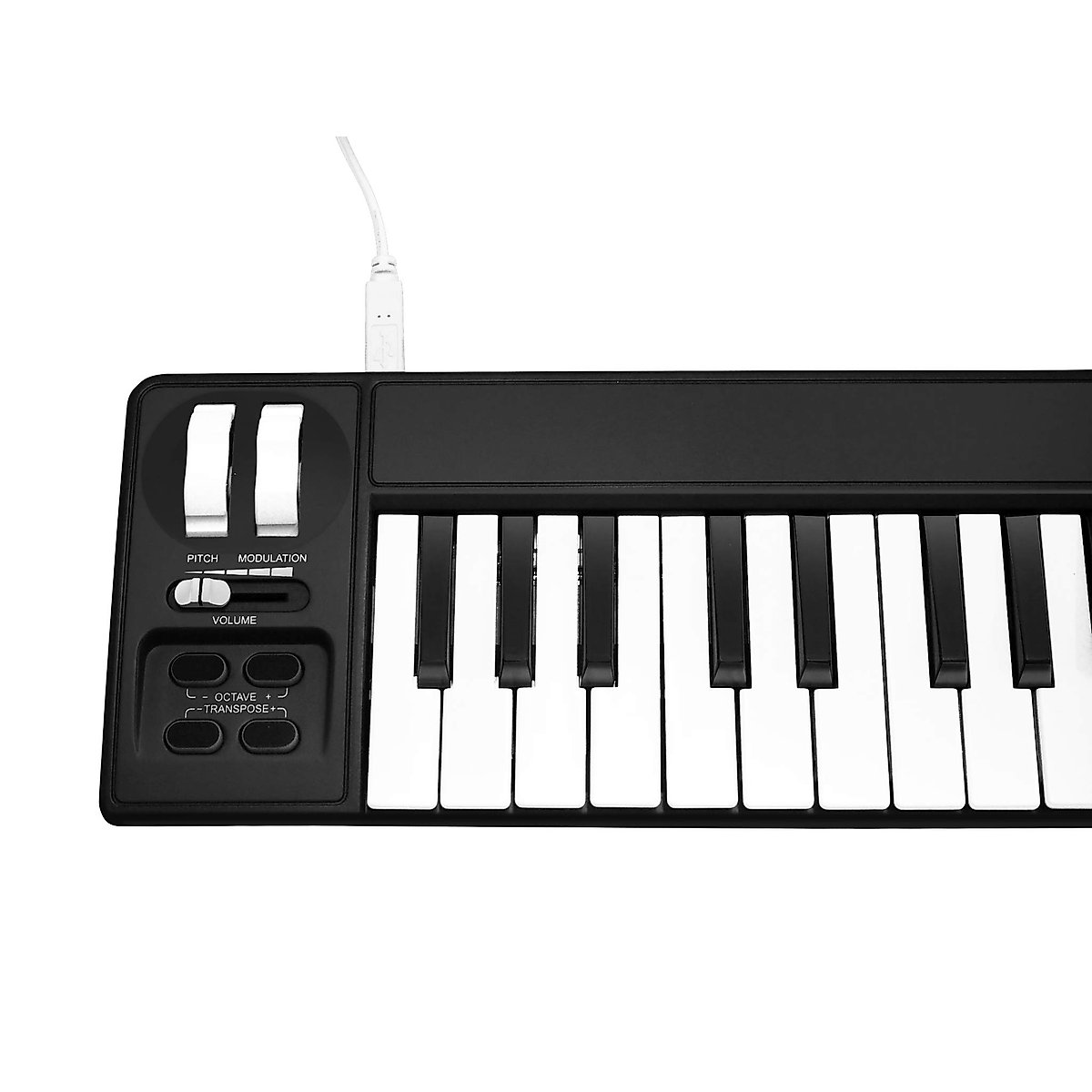 MIDIPLUS AKM320 USB MIDI Keyboard Controller, Black, 32-key