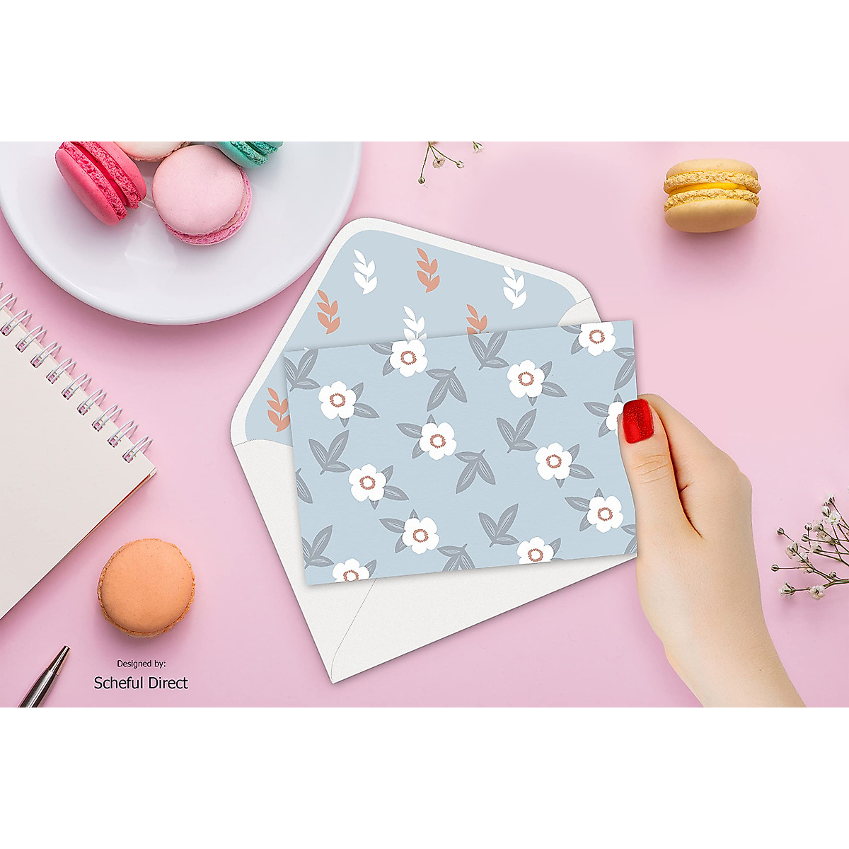 Blank Cards with Envelopes All Occasion 30-Blank Note Cards with Envelopes & Stickers | 4” x 6” Blank Greeting Cards Stationary Cards set | Assortment of Colored Stationary Plain Greeting Cards.