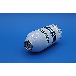 Envirosafe R600a Refrigerant - Upright Charging Self Sealing Can - 6oz Can - R600a for HVAC for Use in a 6oz Self-Sealing Container (3 Pack) -Can Tap Adapter Included