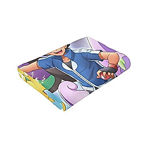Cartoon Anime Blanket Throw Blankets Super Soft Warm Cozy Flannel for Couch Bedding Living Room Sofa Kids Adult Gifts 50"X40"