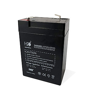Highwild 6-Volt Rechargeable Safety Battery | Sealed Lead-acid Battery | Multi-use