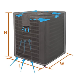 Jeacent Central Air Conditioner Covers for Outside Units AC Covers 32x32x36 inches