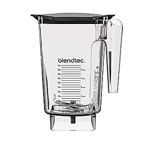 Blendtec 90 oz WildSide Jar, Commercial Grade - Five-Sided Replacement Blender Jar - Compatible with Blendtec Blenders - 36 oz Blending Capacity - Clear