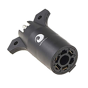 valonic Trailer Light Adapter - 7 Way Flat Blade to 4 Way Pin - for Trailer Tow Hitch - Towing adaper