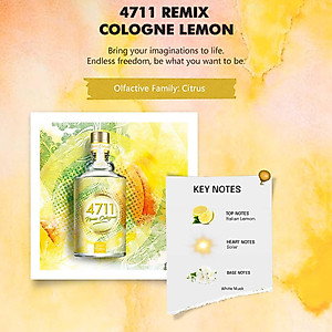 4711 Acqua Colonia Lemon and Ginger Eau de Cologne Spray, 5.7 Ounce