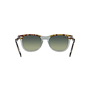 Ray-Ban RB2398 Eagleeye Square Sunglasses, Havana on Transparent Green/Green Vintage, 53 mm