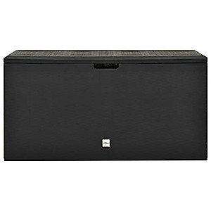 INLIFE 77 Gallon Garden Storage Box Outdoor Cushion Deck Patio Storage Chest Storing Pillow Tool Box Blanket Indoor Interior Container 44.9"x18.5"x23.6"(Anthracite)