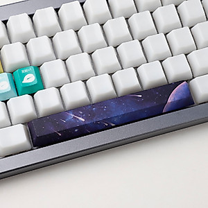 YMDK Anime PBT Five Sides Over Dye Sub 6.25u Spacebar Keycaps Cherry Profile for Standard Cherry MX Mechanical Gaming Keyboard (Kit 7)