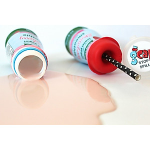 GCap® Universal Bottle Cap, BPA-Free, Spill Proof, Bottle Top Cover Sealing Lid, Travel Caps for Beverage and Water Bottles, 2pc