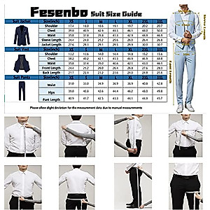 Mens 2 Piece Suit Slim Fit Single Breasted Suits Blazer and Pants,Two Button Solid Prom Wedding Tuxedo Jacket&Trousers for Men Ivory 3XL