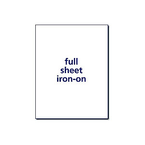 Avery Fabric Transfers, 8.5 X 11, White, 18/Pack