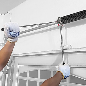 Blesseras 2-Pack Garage Door Winding Bars & 2-Pack 8.5' Cable for 7 Feet Garage Door