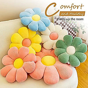 YesMora Flower Pillow Flower Floor Pillow Flower Shaped Pillow Flower Decorative Pillows Daisy Floor Pillow Flower Cushions