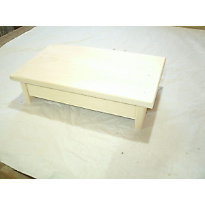 handmade 4" unfinished pine wooden step stool, wooden step stool, step stool, rustic wooden step stool