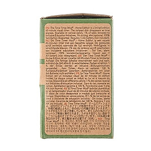 TIME TIMER Home MOD - 60 Minute Kids Visual Timer Home Edition - for Homeschool Supplies Study Tool, Timer for Kids Desk, Office Desk and Meetings with Silent Operation (Fern Green)