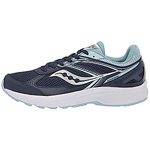 Saucony Women's Cohesion 14 Road Running Shoe, Navy/Sky, 8