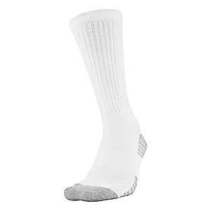Under Armour Tech Crew Socks 2 Pairs, Black/White Assorted, Medium